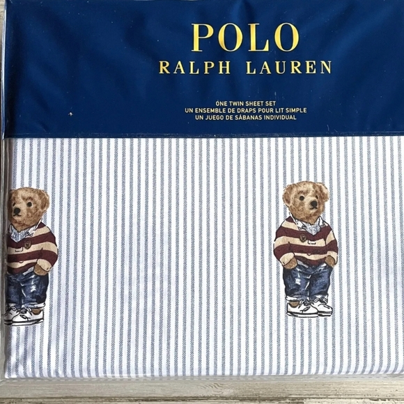 Ralph Lauren | Bedding | Brand New Ralph Lauren Polo Bear Twin Sheet ...